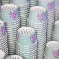 China Customized Branded 2oz 4oz 6oz 8oz Disposable Ice Cream Paper Cup for sale