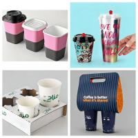 China Double Wall Cardboard Paper Coffee Cups Disposable for Hot Drinks for sale
