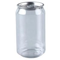 China New Design Custom Disposable Clear Plastic Milk Tea Juice Cake Cans with Open Lids for sale