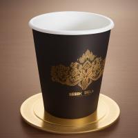 China Biodegradable Double Wall Disposable Paper Glass for Hot Coffee for sale