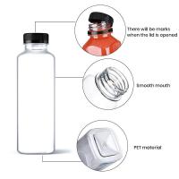 China Food Grade  250ml 350ml 500ml 1000ml Empty Square PET Bottles for sale