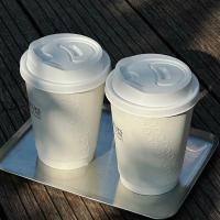 China 8/10/12/14/16/24oz Double Wall Paper White Coffee Cups with Lids for sale