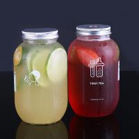 China Food-grade PET Bottle with Multiple Capacity Options and Customizable Design for Milk Tea and Beverages for sale