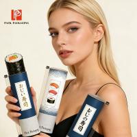 China Custom Biodegradable Sushi Paper Tube Push Pop Tube Box for sale