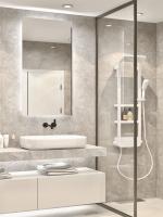 China Modern Glass Shower Enclosure Interior Tempered Glass Partition For Bathroom for sale