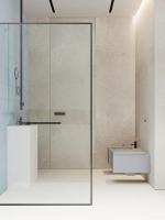 China Modern Glass Shower Enclosure Interior Tempered Glass Partition For Bathroom for sale