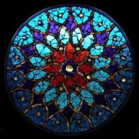 China Customized Cathedral Laminated Glass Church Cathedral Window Stained Glass for sale