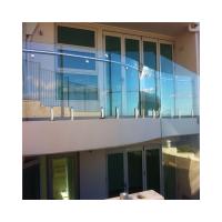 China U Channel Glass Balustrade Outdoor Custom Glass Balustrade Handrail for sale