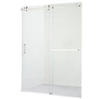 China 10mm Frosted Glass Sliding Shower Doors Explosion Proof Shower Glass Panel for sale