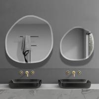 China Laminated Tempered Mirror Oval Commercial Mirrors For Bathrooms for sale