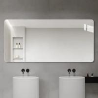 China Laminated Tempered Mirror Oval Commercial Mirrors For Bathrooms for sale