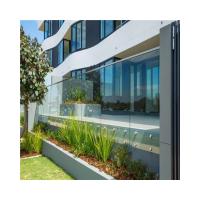 China CCC Laminated Railing Glass Aluminium Framed Glass Handrail For Balcony for sale