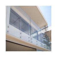China Supermarket Aluminum U Channel Glass Railing 6mm-15mm Thickness for sale