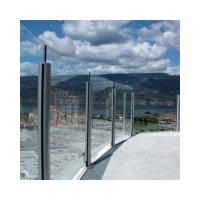 China Double Glazing Tempered Glass Railing 15mm Thick Glass Fence Outdoor for sale