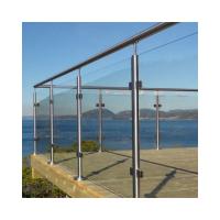 China Apartments Frameless Glass Balustrade 6mm Terrace Balcony Railing for sale