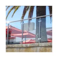 China Balcony Stainless Glass Railing Laminated Pool Safe Glass Fencing for sale