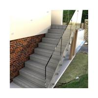 China Aluminum Laminated Glass Guardrail 8mm 10mm Balcony Tempered Glass Railing for sale