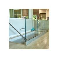 China Decorative Aluminum Glass Railing Modern Aluminium Glass Balcony Railing for sale