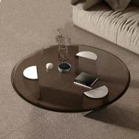 China Stainless Steel Tempered Glass Tea Table Rectangle Table Top Glass for sale