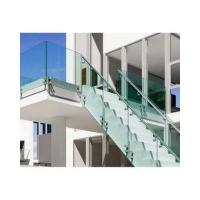 China Outdoor Patio Glass Balustrade Customized Glass Balcony Railings for sale