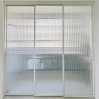 China Decorative 10mm Framed Tempered Glass Sliding Door For Kitchen Room for sale
