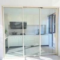 China 6mm-15mm Double Glazed Glass Soundproof Kitchen Room Sliding Door Glass for sale