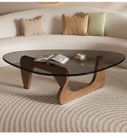 China 12mm Thickness Coffee Glass Table Living Room Creative Dining Table Top Glass for sale