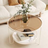China Reeded Tempered Glass Coffee Table 3mm-12mm Small Glass Top Table for sale
