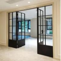 China Aluminum Profile Folding Window Door Glass Slim Frame Glass Accordion Doors for sale