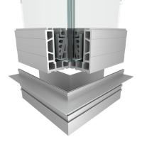 China U Channel Glass Profile Frameless Glass Panel Aluminum Glass Railing Base for sale