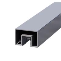 China 12mm Laminated Glass Railing Balustrade Profiles Aluminum Profile for sale