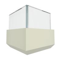 China 8+8mm Tempered Laminated Aluminium U Profile Channel System for sale