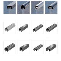 China U Channel Glass Balustrade For Balcony Aluminum Decking Railing for sale