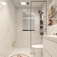 China ISO9001 8mm Wet Room Glass Panel Narrow Frame Bathroom Glass Door for sale