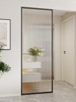 China 8mm Fluted Glass Interior Door CCC Tempered Patterned Glass For Hotel for sale