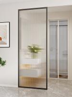 China 8mm Fluted Glass Interior Door CCC Tempered Patterned Glass For Hotel for sale