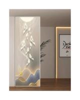 China Decorative Wire Laminated Glass Partition Home Living Room Glass Panels for sale