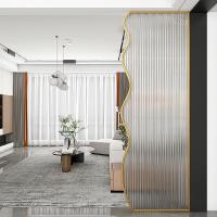 China Frosted Laminated Glass Partition Office Tempered Glass Room Divider for sale