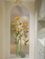 China Hallway Living Room Partition Glass Decoration Glass Divider For Living Room for sale