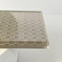 China Multi Mesh Tempered Wire Glass 10mm Wired Laminated Security Glass for sale