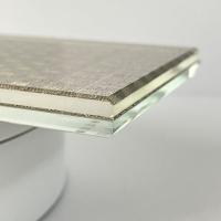 China Multi Mesh Tempered Wire Glass 10mm Wired Laminated Security Glass for sale