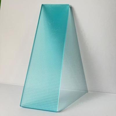 China Translucent Coloured Textured Glass Decorative Colorful Reinforced Glass for sale