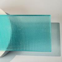 China Translucent Coloured Textured Glass Decorative Colorful Reinforced Glass for sale