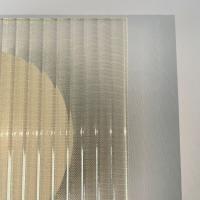 China Laminated Glass With Metal Mesh Laminated Glass For Hotel House Hallway for sale