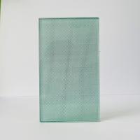 China Decorative Art Gallery Laminated Mesh Glass Art Museum Laminated Glass Metal Mesh for sale