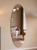 China Irregular Frameless Full Length Mirror For Home Bathroom Living Room for sale