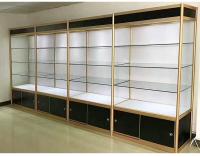 China Goods Showcase Glass Cabinet Supermarket Wall Glass Display Case for sale