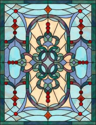 China Colored Church Stained Glass ISO9001 Church Windows Stained Glass for sale