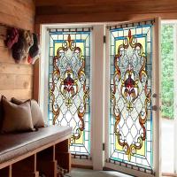 China 12mm Custom Stained Glass Panels CE Cathedral Window Glass for sale