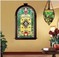 China 12mm Custom Stained Glass Panels CE Cathedral Window Glass for sale